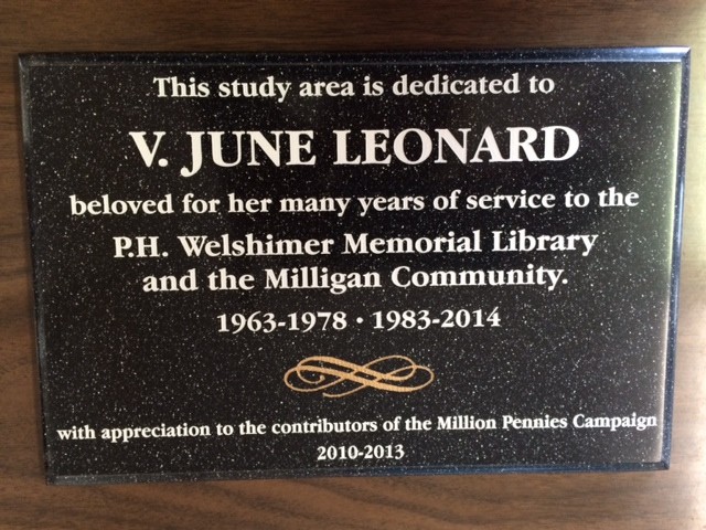 June Leonard: Celebrating 31 years with the Library; honored with named ...