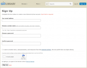 Introducing Internet Archive’s Open Library | Milligan Libraries